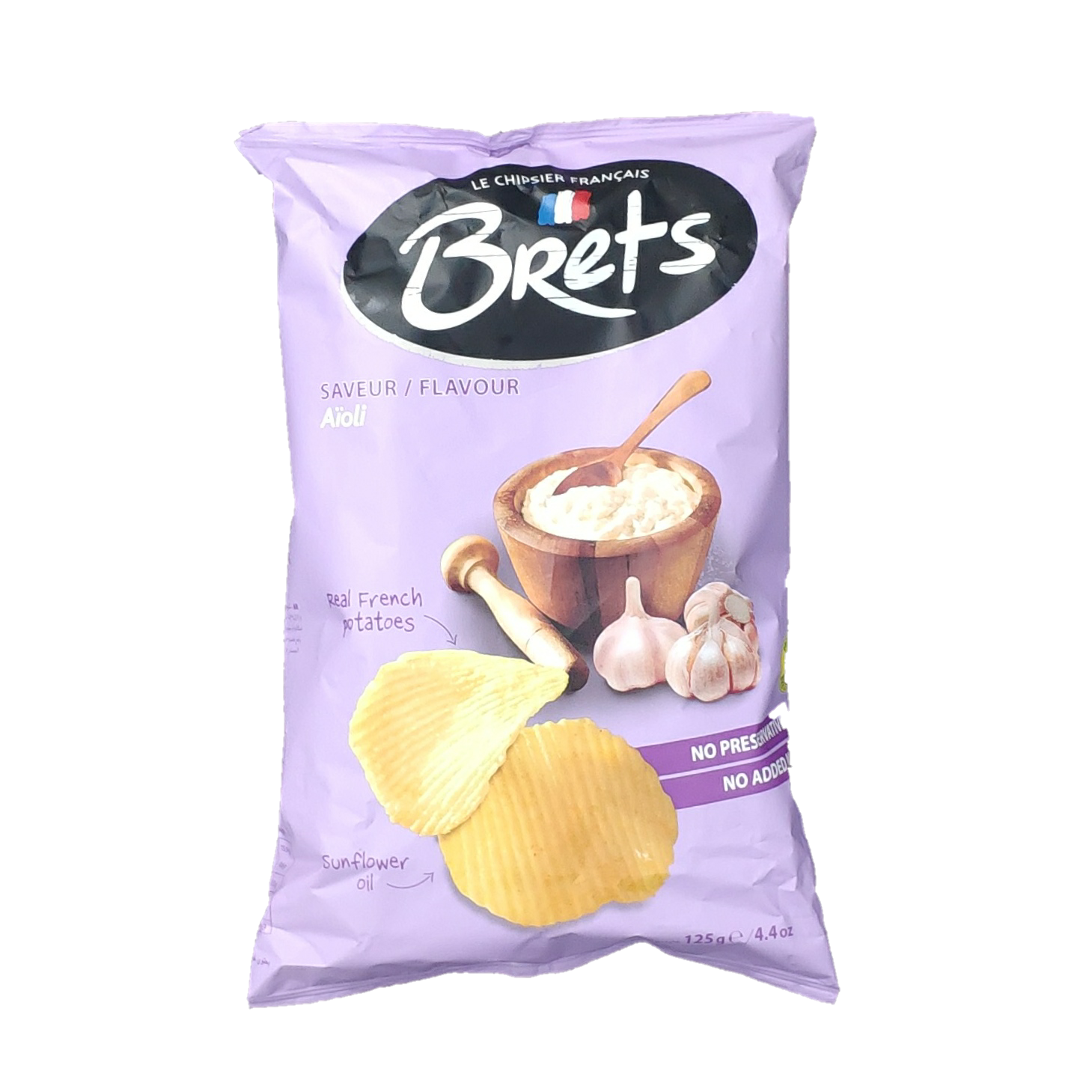 Bret’s Aioli Garlic Flavour Potato Chips 125g – Fred's