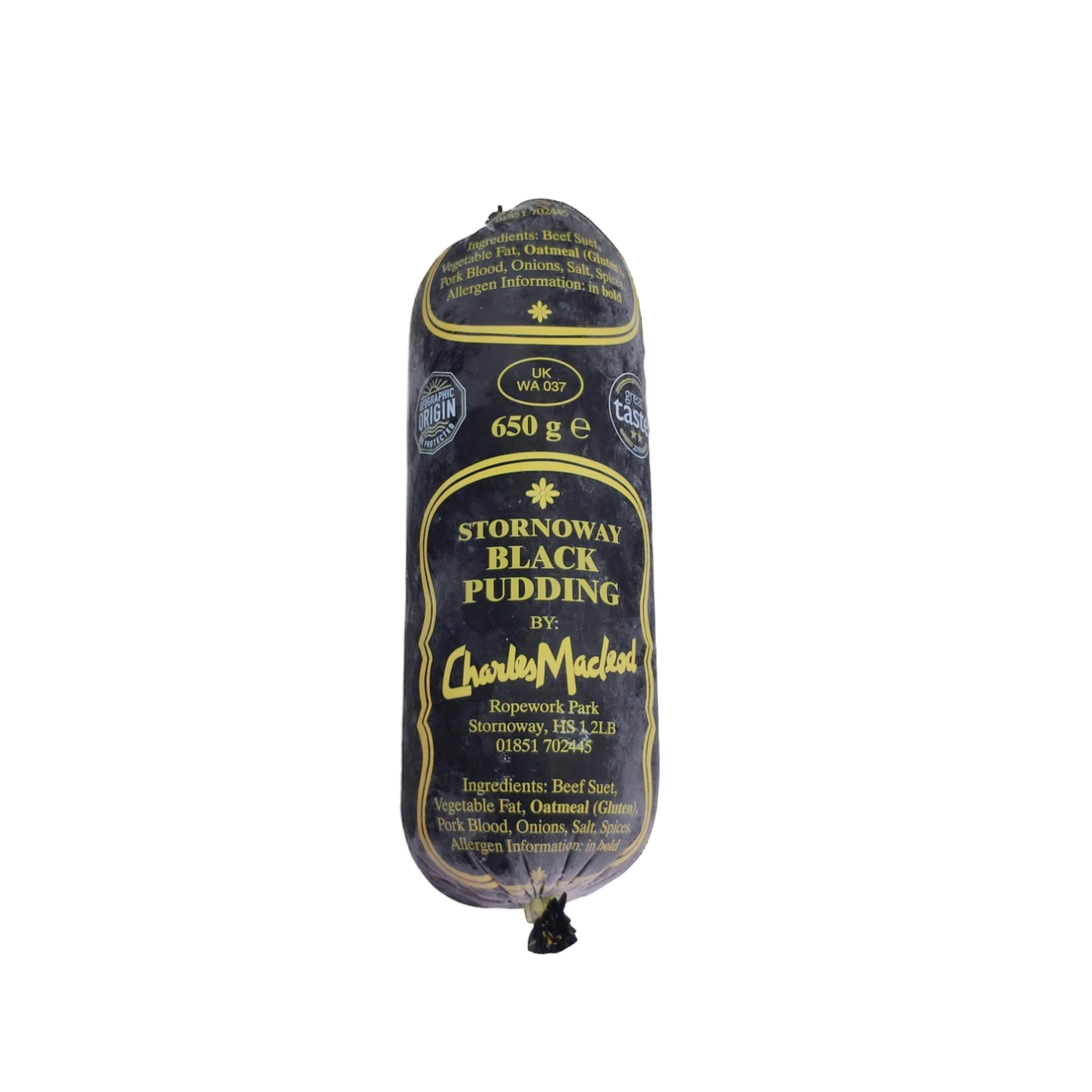 Frozen Half Black Pudding Sausage – 650g – Fred's