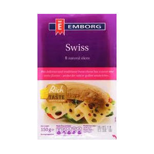 Swiss Cheese Sliced – 150g – Fred's